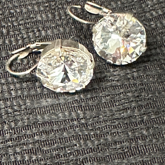 Sabika | Jewelry | Copy Sabika French Wire Clear Stone Earrings | Poshmark